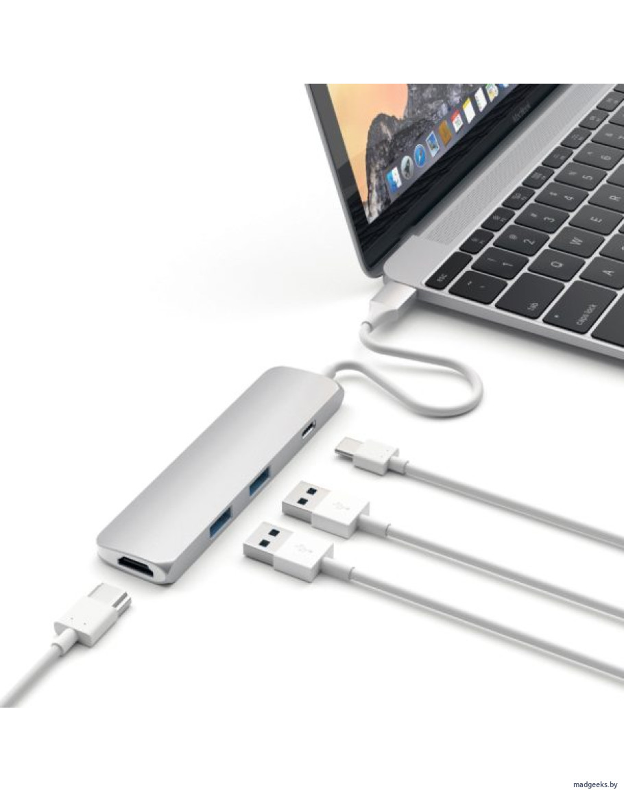 Адаптер-переходник Satechi SLIM Type-C MultiPort Adapter (Satechi ...