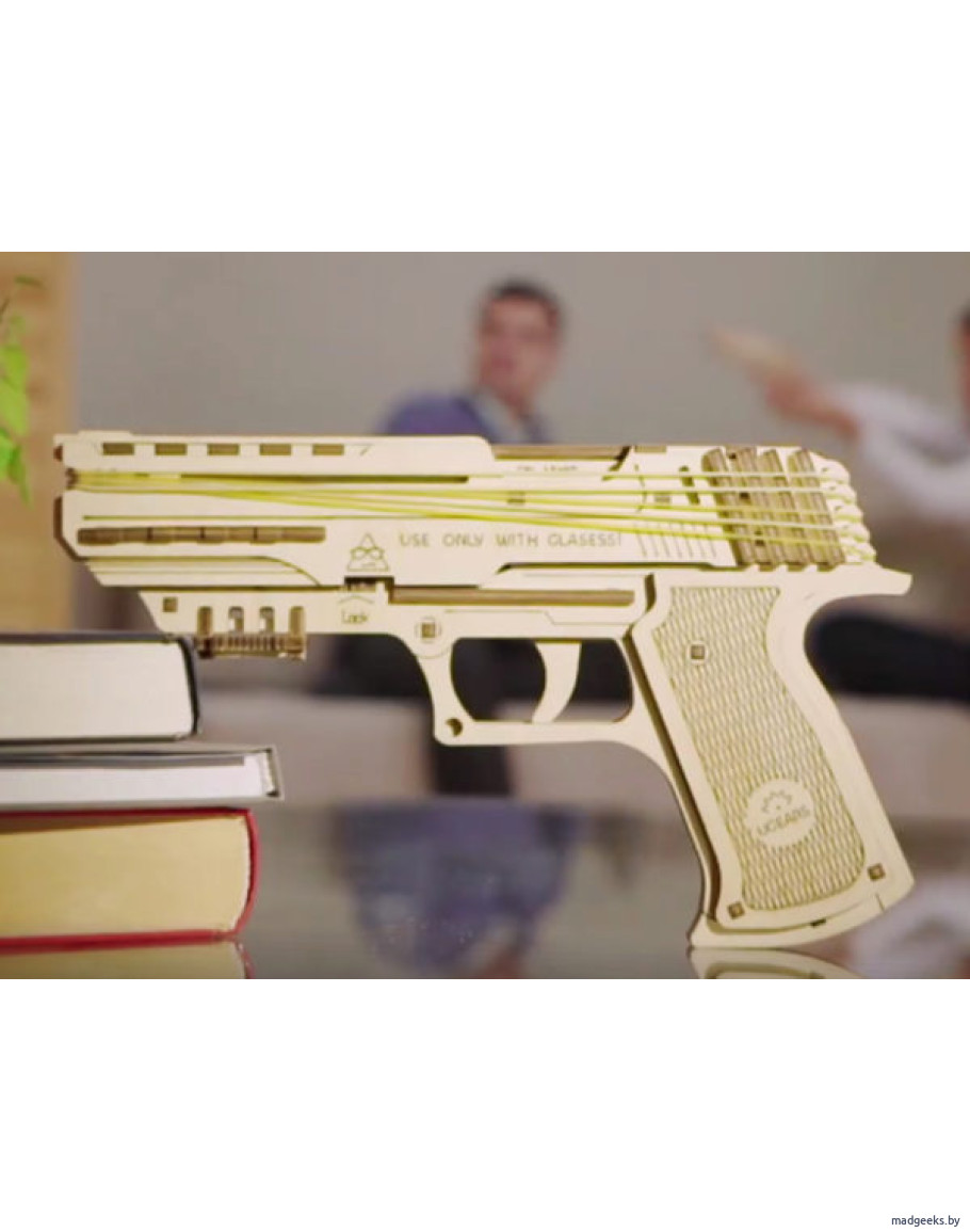 3D-пазл UGears Пистолет Вольф-1 (Wolf-01 Gun) (UGears) купить в Минске ...