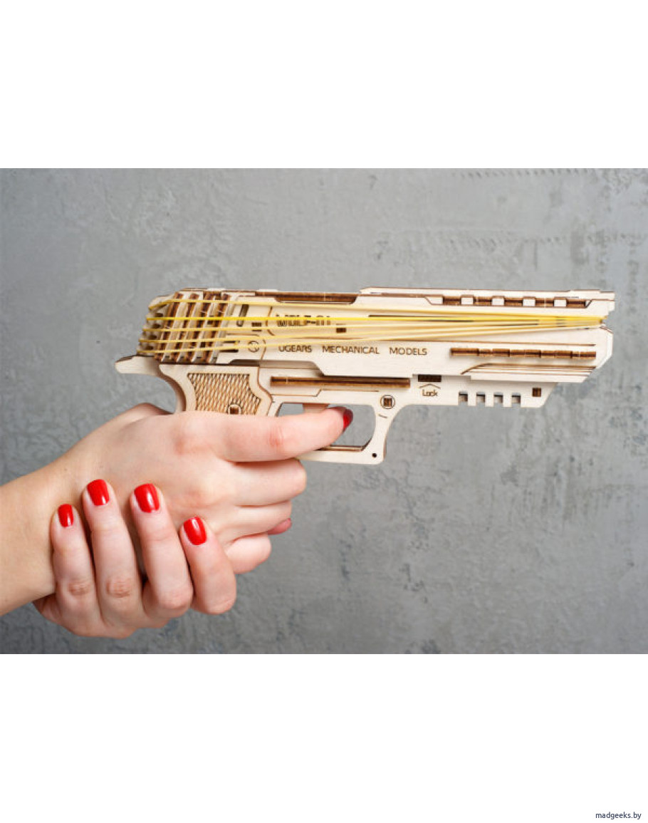 3D-пазл UGears Пистолет Вольф-1 (Wolf-01 Gun) (UGears) купить в Минске ...